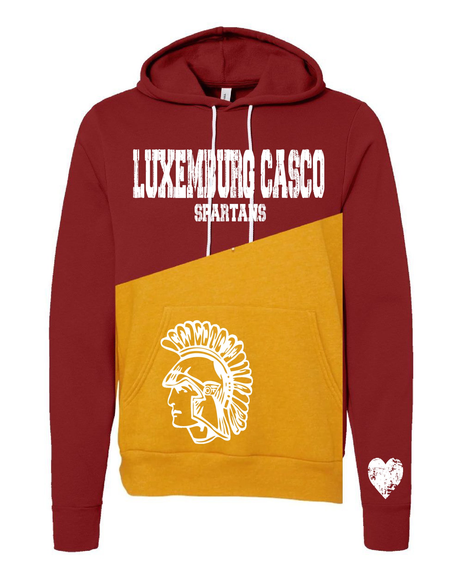 Luxemburg Casco Two Tone Hoodie | Willow Creative Studio
