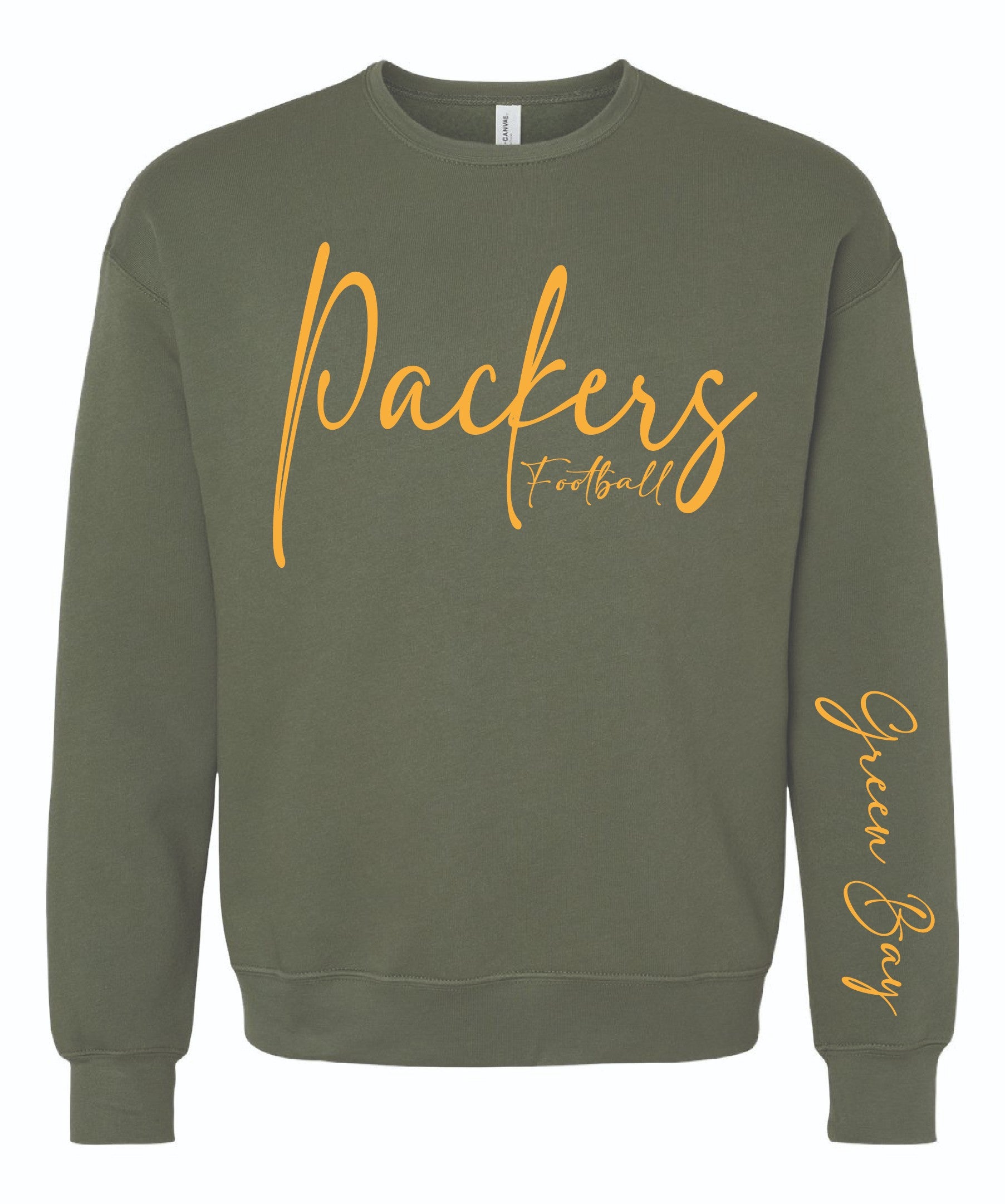 Packers NEW font Crewneck (Two Colors) | Willow Creative Studio